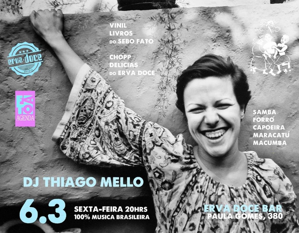DJ THIAGO MELLO NO ERVA DOCE / SEBINHO - FATO Agenda