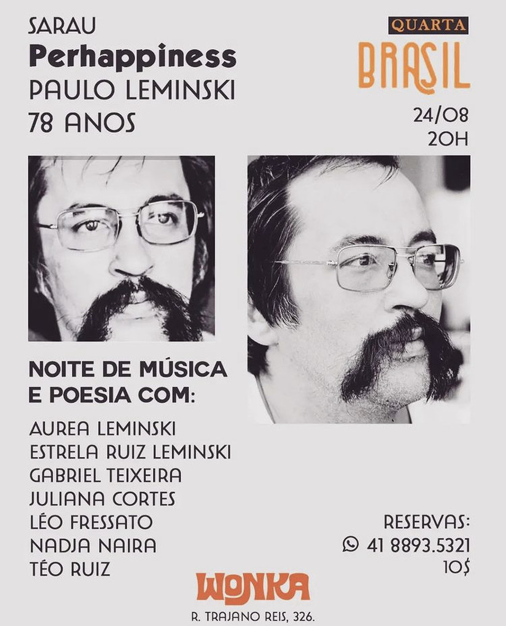 NA SEMANA EM QUE PAULO LEMINSKI COMPLETARIA 78 ANOS, SUA OBRA DE ESTÁ ...